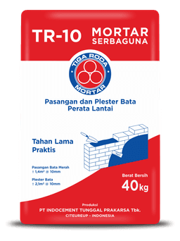 TR-10 Mortar Serbaguna | Semen Tiga Roda: Selamanya Kokoh Terpercaya.